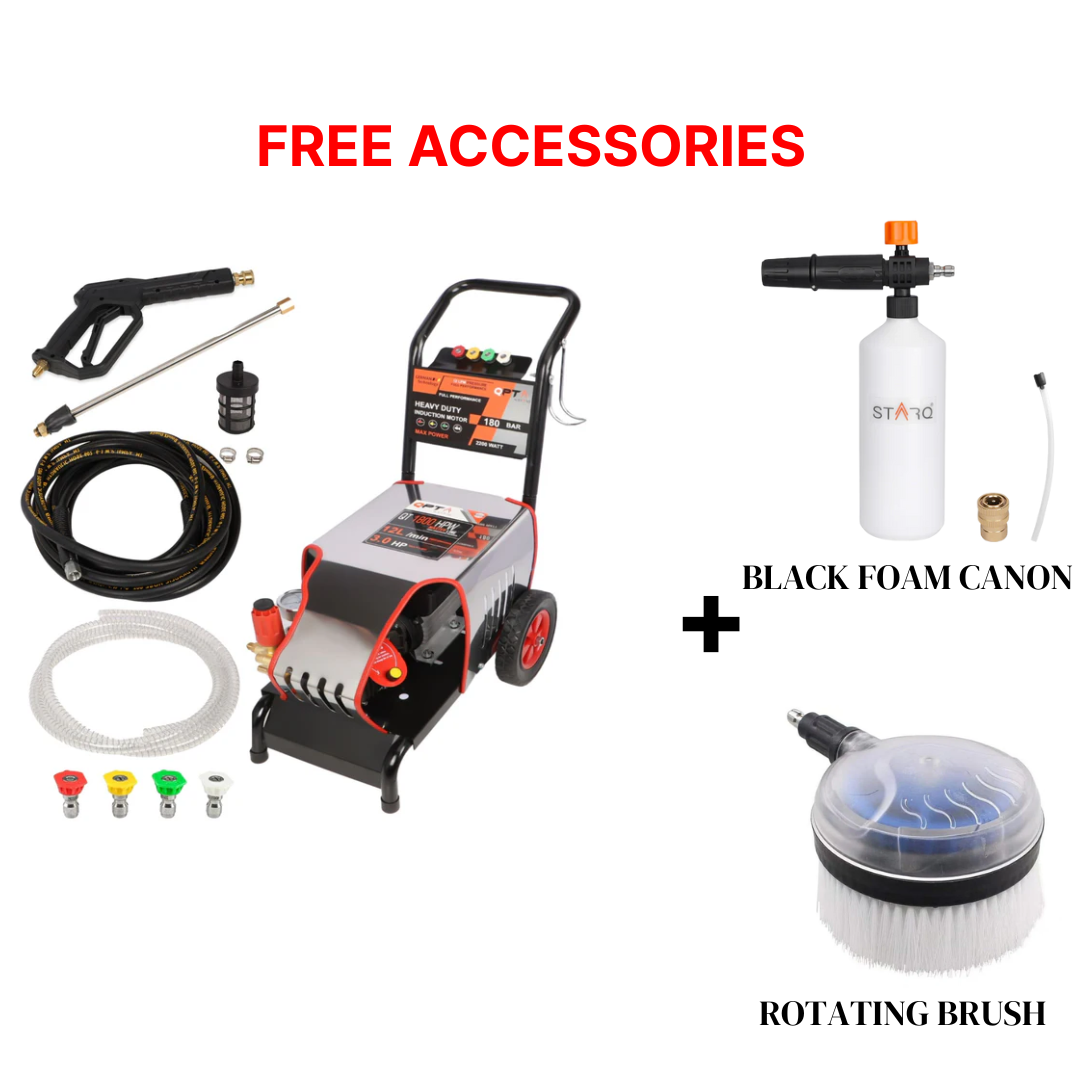 QPT By STARQ HIGH PRESSURE WASHER QT1800HPW HEAVY DUTY FOR COMMERCIAL ...