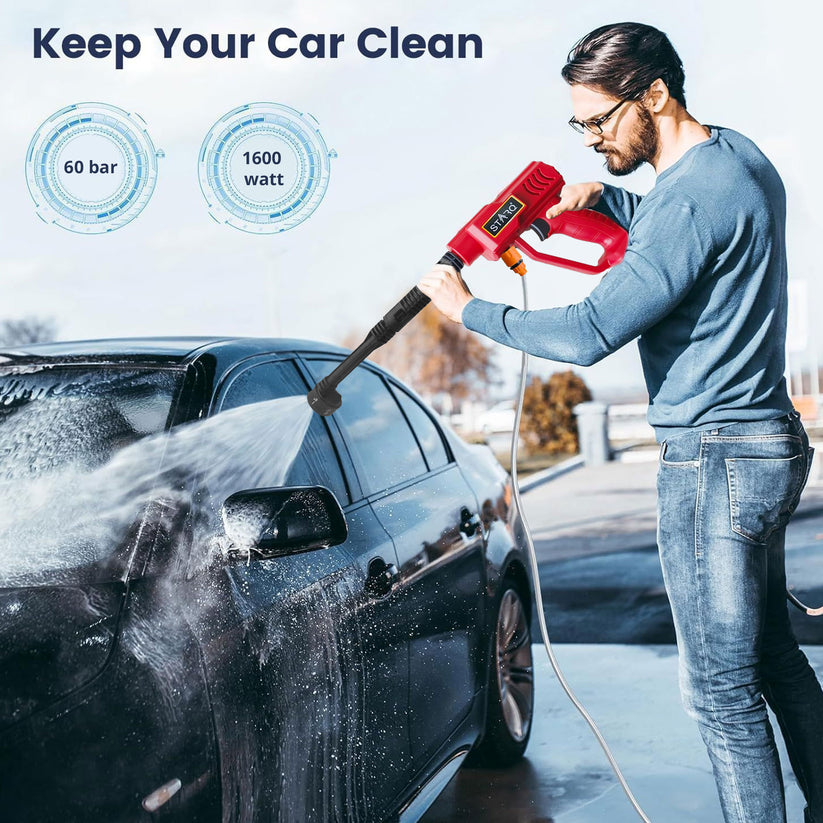 STARQ Turbowash Cordless Portable 48V Wireless Pressure Washer Gun - 1 ...